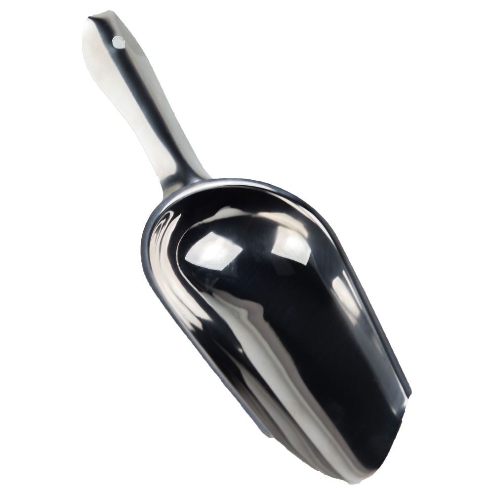 4 oz. Stainless Steel Tapered Ice Scoop | U.S. Plastic Corp.