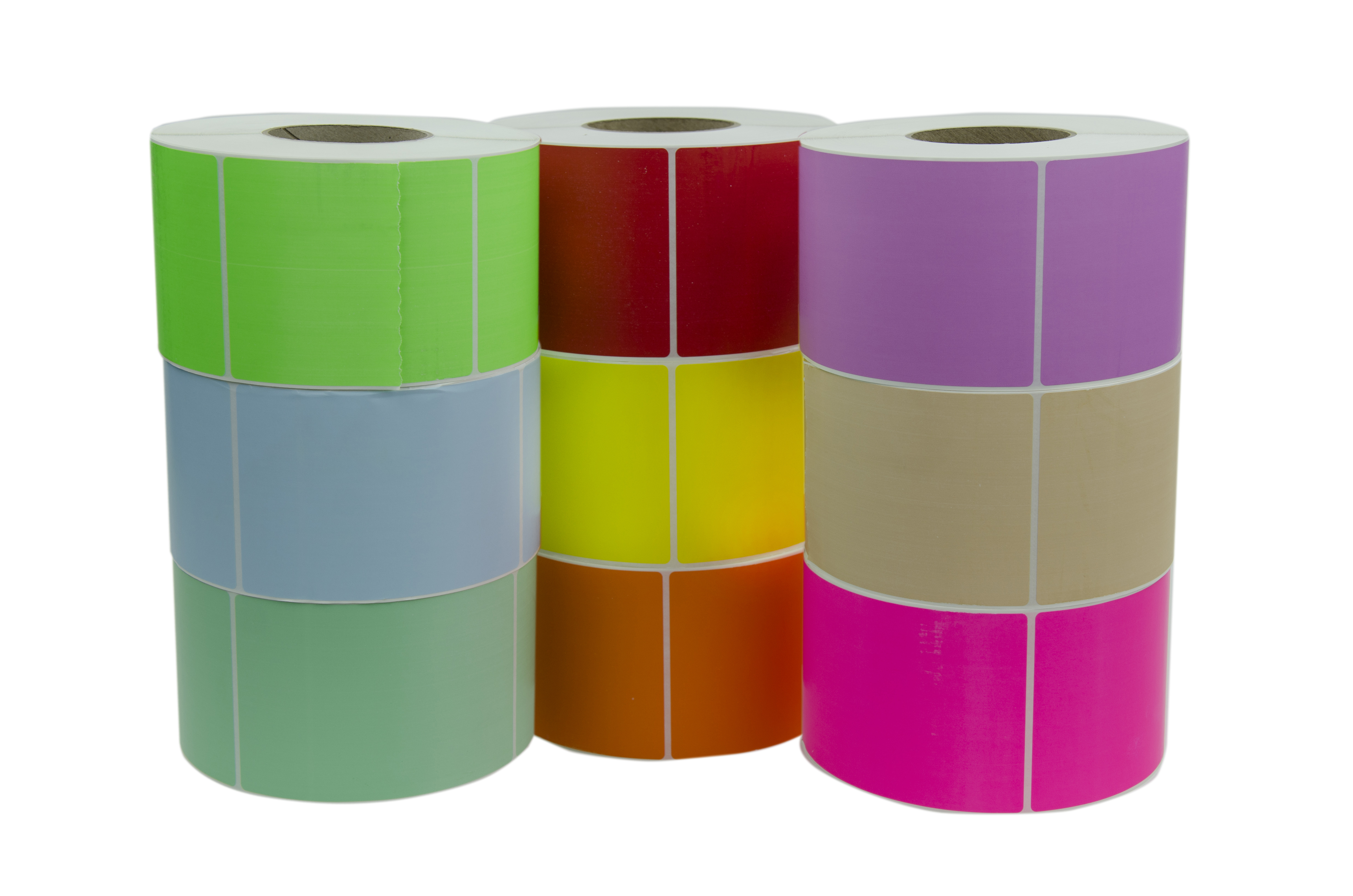 Colored Thermal Transfer Labels U S Plastic Corp 