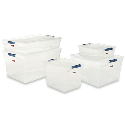 Rubbermaid Clear Clever Store Basic Boxes U S Plastic Corp rubbermaid-clear-clever-store-basic-boxes-u-s-plastic-corp