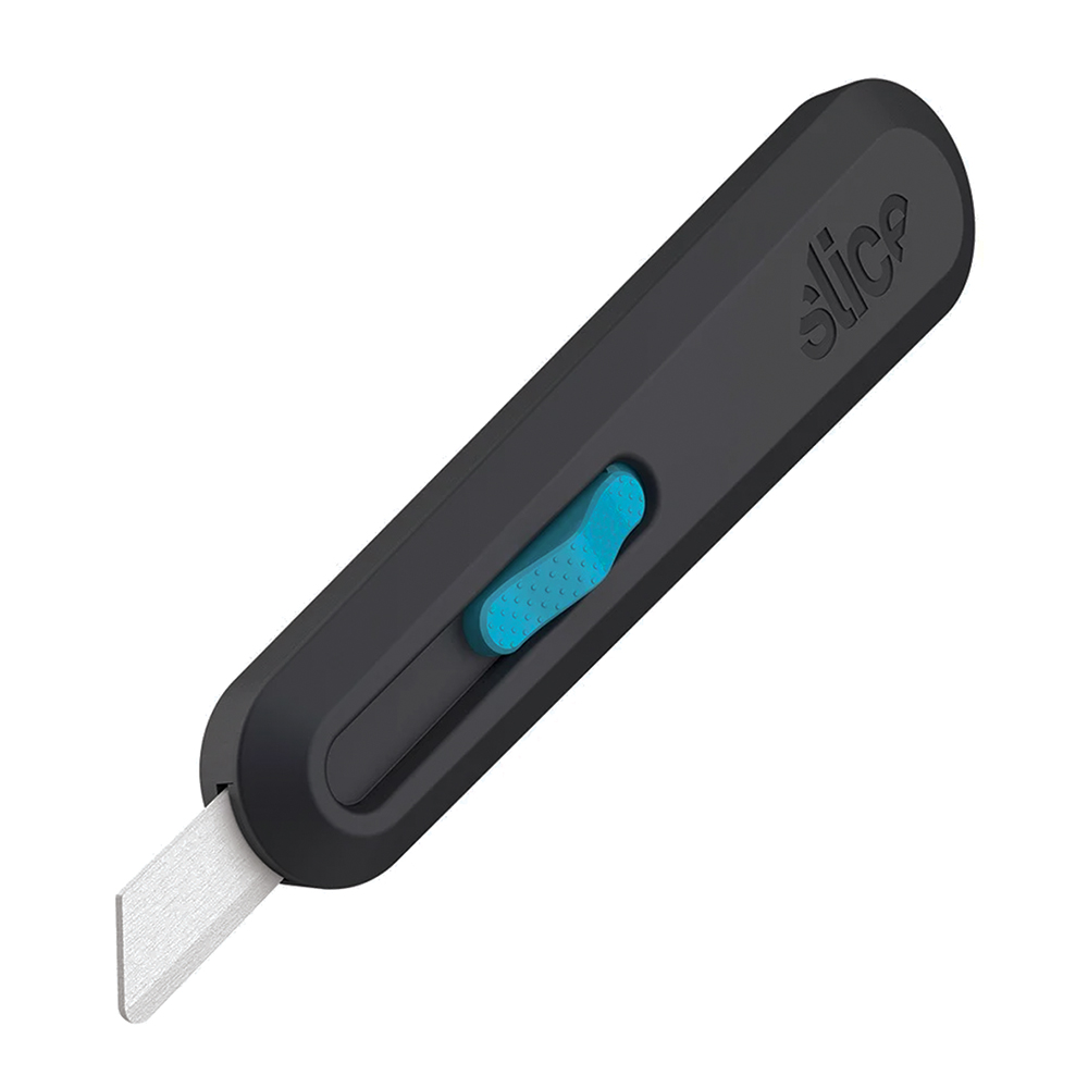 Gray & Blue Smart-Retractable Slice® Utility Knife | U.S. Plastic Corp.