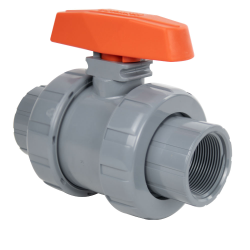 2" Threaded/Socket CPVC TB Series Ball Valve with FKM O-rings | U.S ...