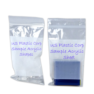 Reclosable Bags with White Blocks | U.S. Plastic Corp.
