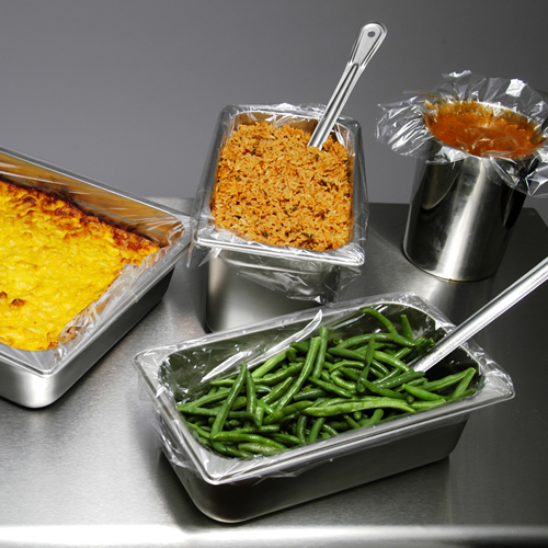 9" x 14" x 0.48 mil 2 Quart Round Value Plus Poly Pan Liners | U.S ...