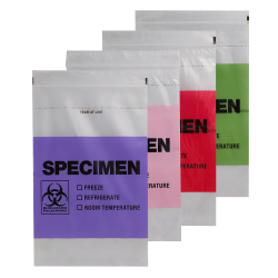 Lab-Loc® Specimen Bags with Removable Biohazard Symbol | U.S. Plastic Corp.