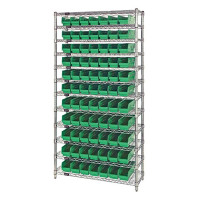 Quantum® Small Parts Shelf Bin System | U.S. Plastic Corp.