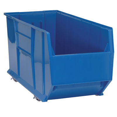 41-7/8" L x 16-1/2" W x 17-1/2" Hgt. Quantum® Blue Mobile RackBin™ | U.S. Plastic Corp.