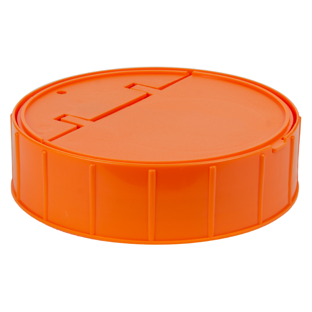 120mm Threaded Cap with Spring for Towel Wipe Canister- Orange | U.S ...
