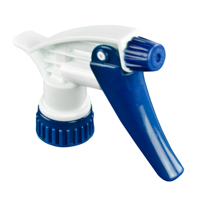 28/400 Blue/White Polypropylene Model 320™ Sprayer with 7-1/4" Dip Tube ...