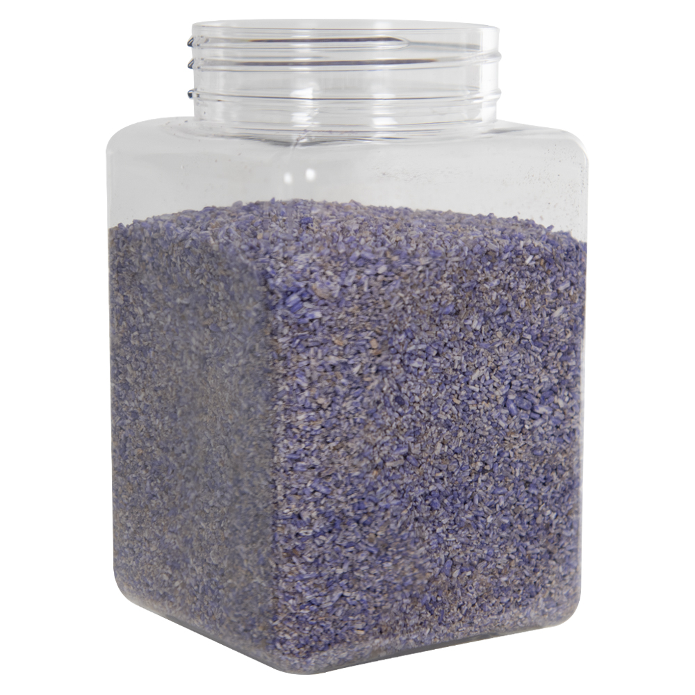 19 oz. Clear PET Square Jar with 63mm Neck (Cap Sold Separately) | U.S ...