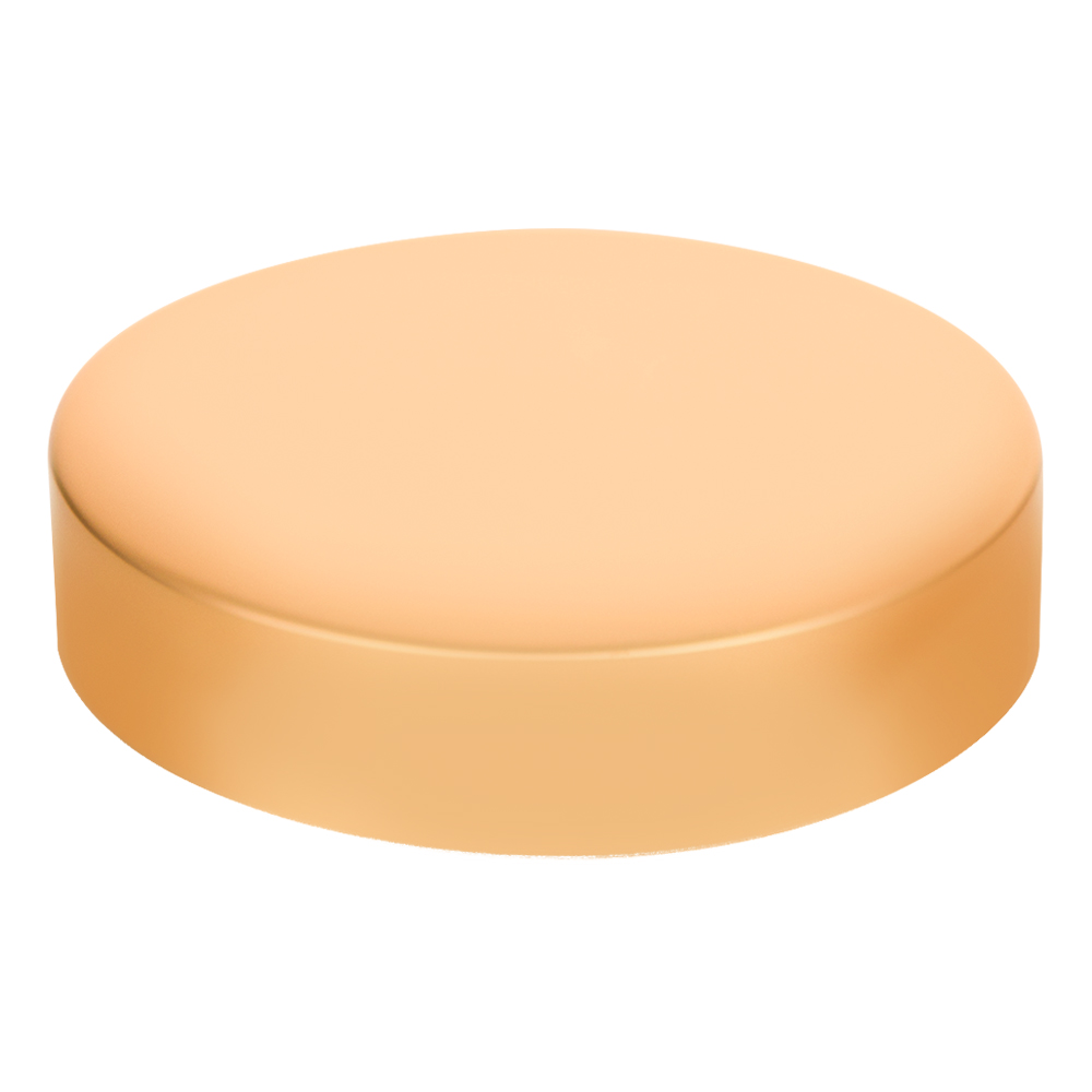 70/400 Brushed Gold Cap with Foam Liner | U.S. Plastic Corp.