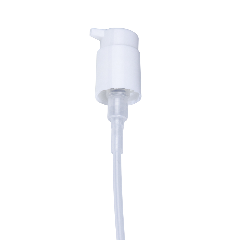 24/410 White Lock-up Lotion Pump with 6-7/8" Dip Tube | U.S. Plastic Corp.