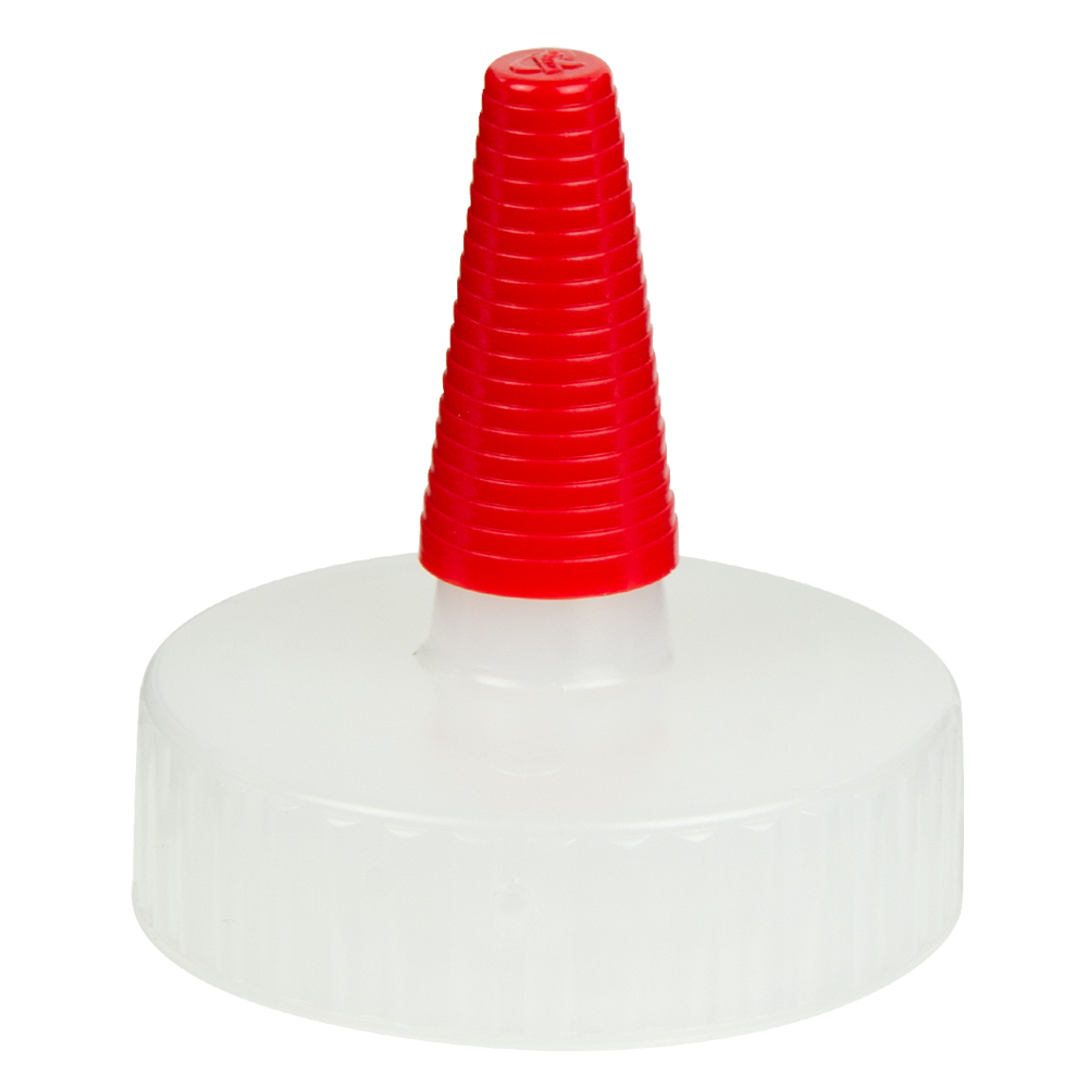38/400 Natural Yorker Spout Dispensing Cap with Long Red Tip | U.S ...
