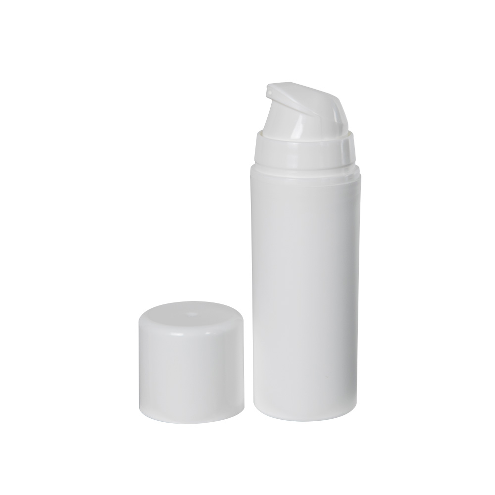 30mL White Mini Airless Dispensers with Cap | U.S. Plastic Corp.