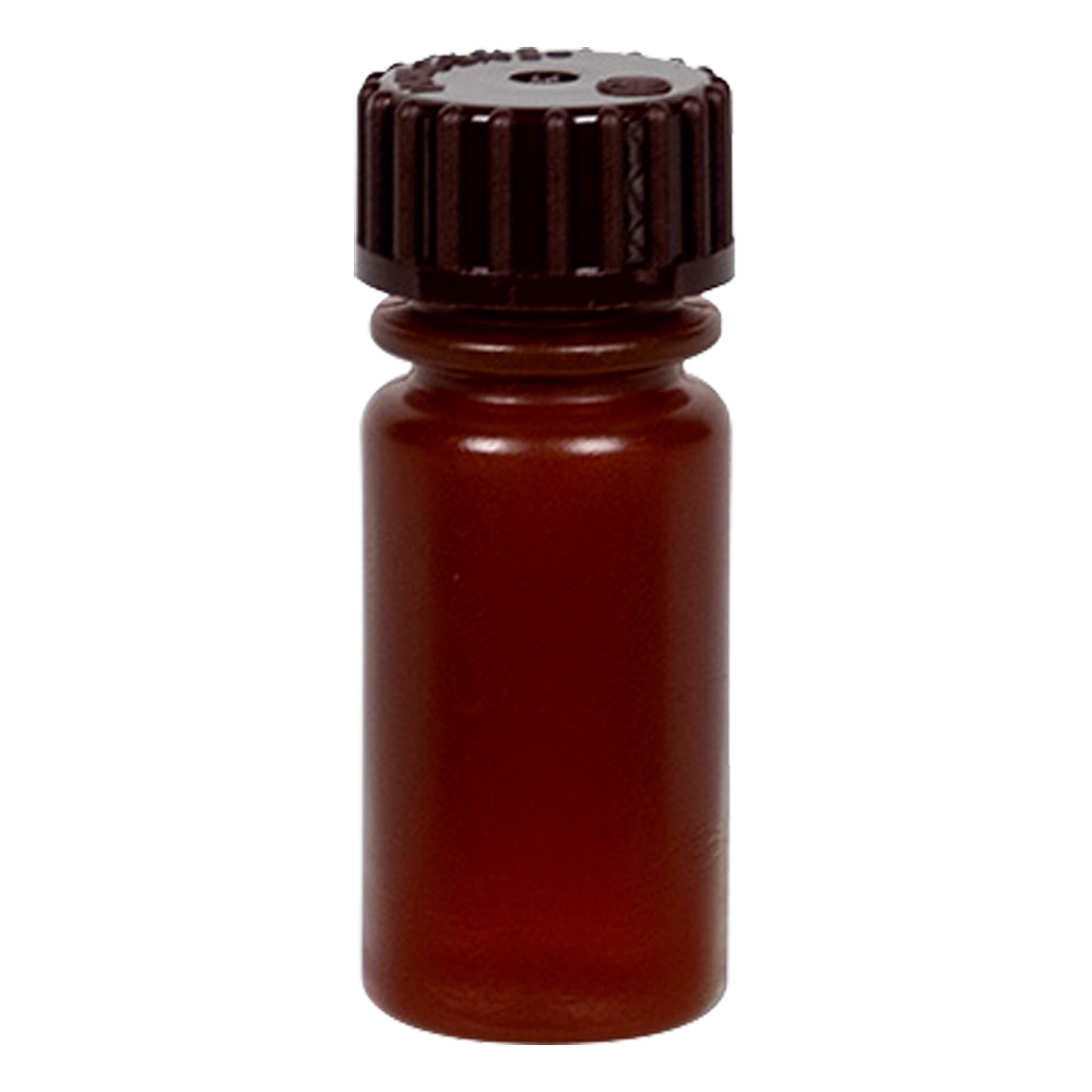 4mL Nalgene™ Narrow-Mouth Translucent Amber HDPE Bottle with 13/415 Cap ...