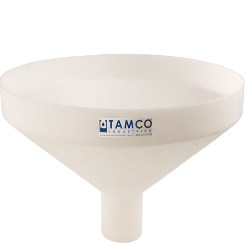 20-7/8" Top Diameter Natural Tamco® Funnel with 4" OD Spout | U.S ...