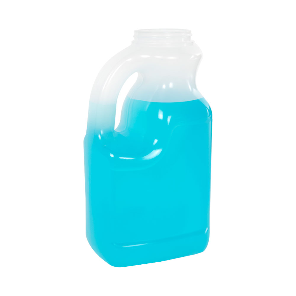64 oz. Natural Polypropylene Hot-Fill Jug with 63/400 Neck & Handle ...