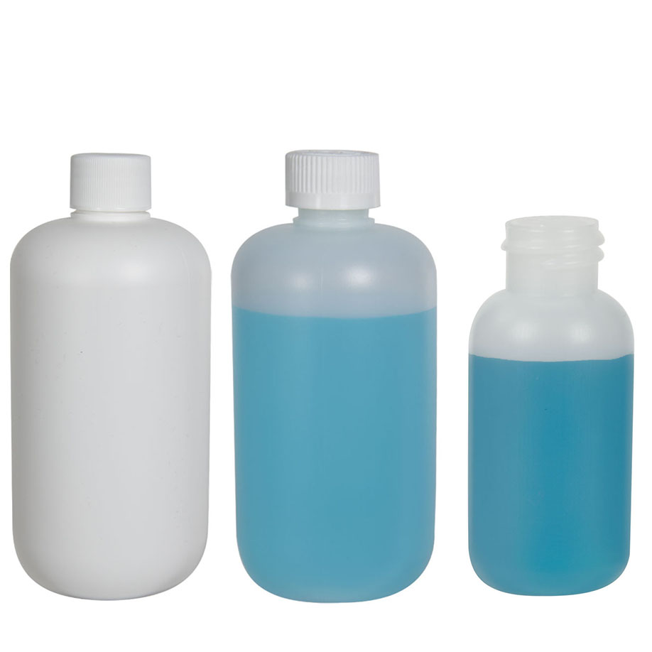 HDPE Boston Round Bottles | U.S. Plastic Corp.