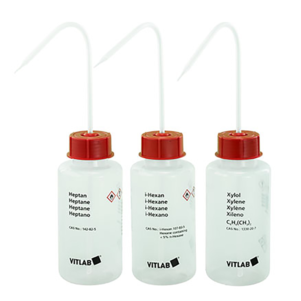500mL VITsafe™ Acetone Labeled Safety Wash Bottle | U.S. Plastic Corp.