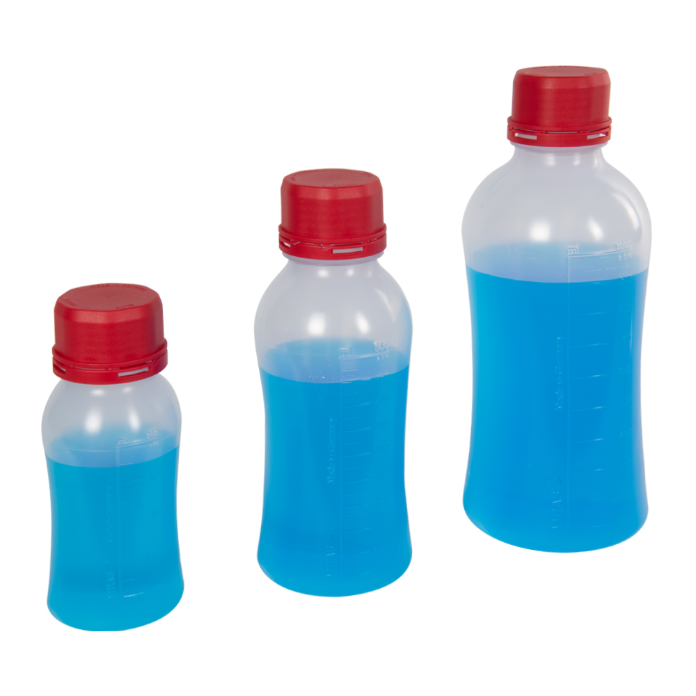 VITgrip™ Polypropylene Lab Bottles Starter Set (250mL, 500mL, & 1000mL ...