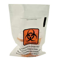 Lab-Loc® Specimen Bags with Removable Biohazard Symbol | U.S. Plastic Corp.