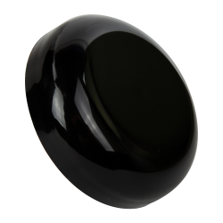 58/400 Black Polypropylene Dome Cap | U.S. Plastic Corp.