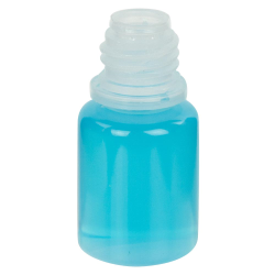 10mL Natural LDPE Boston Round E-Liquid Bottle with 13/415 Neck (Cap ...