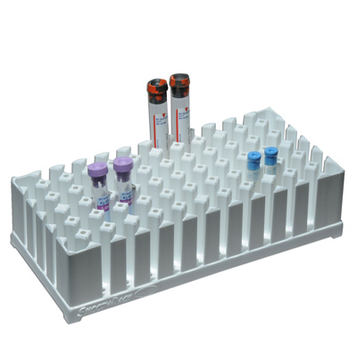 White Smoothrack™ Test Tube Holder | U.S. Plastic Corp.