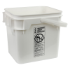 Life Latch® Square Pails | U.S. Plastic Corp.