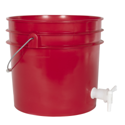 Premium White 3-1/2 Gallon Tamco® Modified Bucket with Spigot | U.S ...