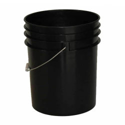 Premium Purple 5 Gallon Round Bucket with Wire Bail & Plastic Grip | U ...