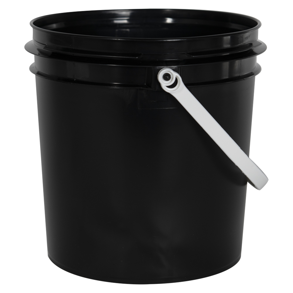 Smart Seal™ Black 1 Gallon Bucket | U.S. Plastic Corp.