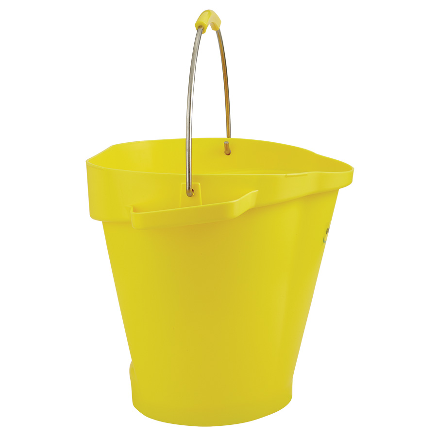 5.28 Gallon Vikan® Yellow Polypropylene Bucket | U.S. Plastic Corp.