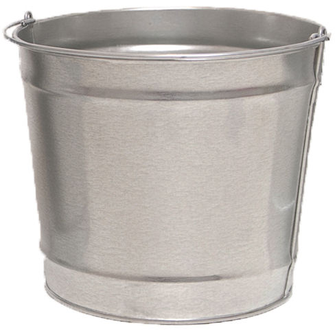 10 Qt. Galvanized Steel Pail | U.S. Plastic Corp.