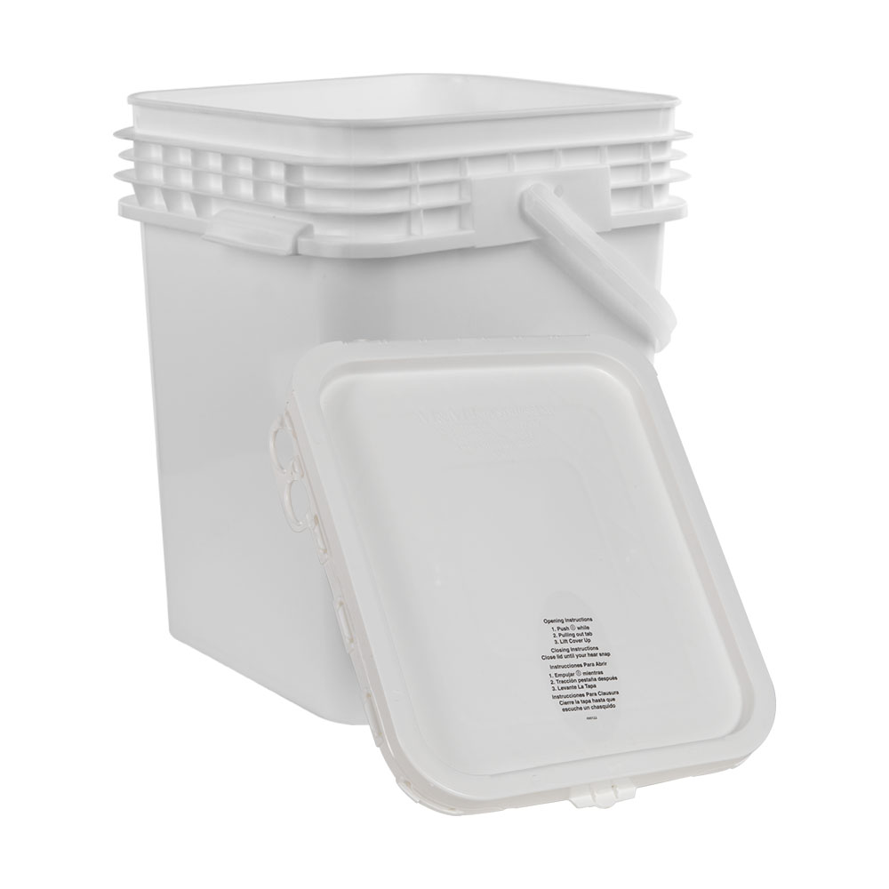 Life Latch® Square Pails | U.S. Plastic Corp.