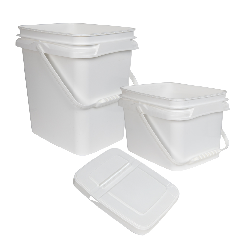 InPack Polypropylene Rectangular Pails & Lids | U.S. Plastic Corp.