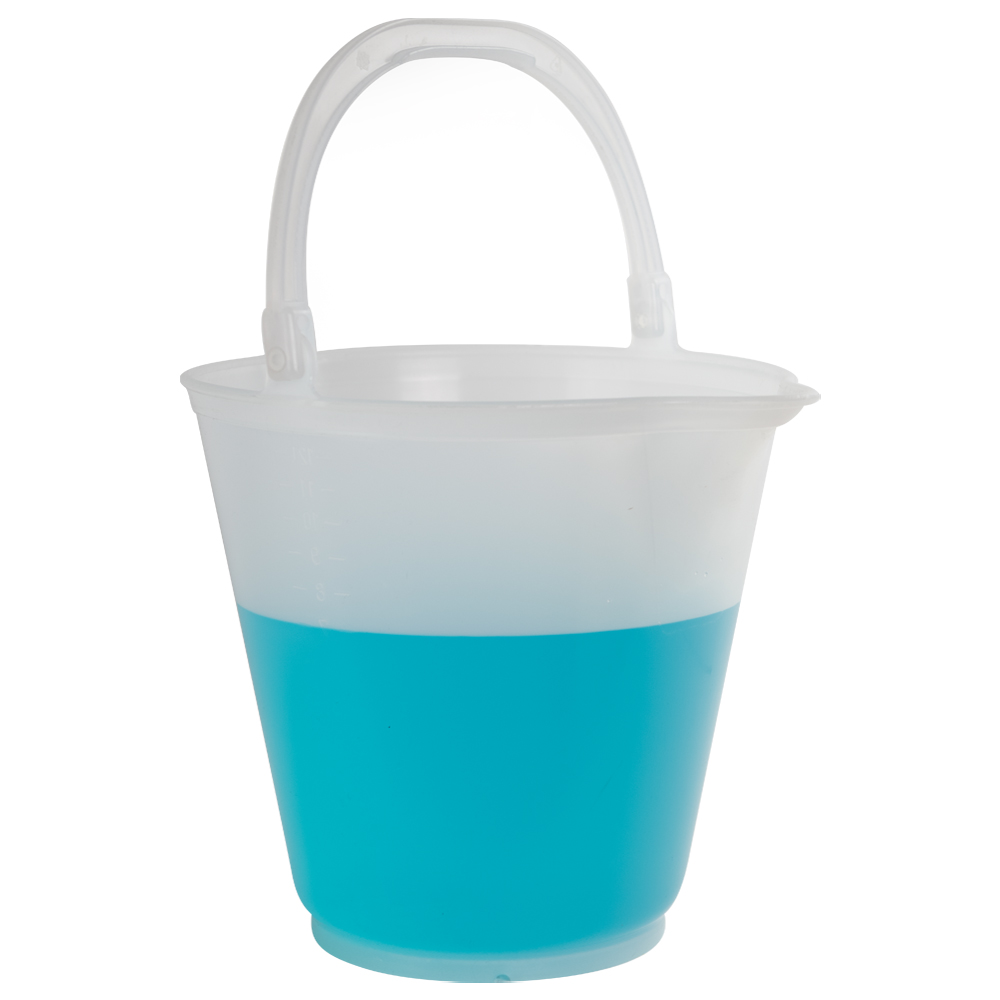 12 Liter Polypropylene Graduated Autoclavable Sprout Bucket | U.S ...