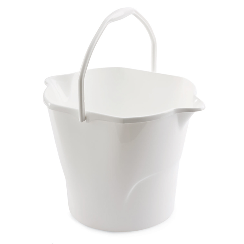 3 Gallon White Utility Bucket | U.S. Plastic Corp.