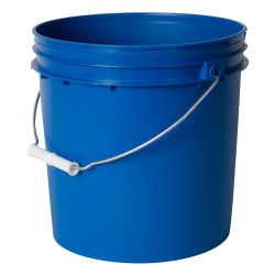 Gray 2 Gallon HDPE Bucket | U.S. Plastic Corp.