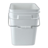 4 Gallon Square Pail & Lid | U.S. Plastic Corp.