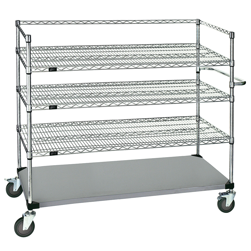 4-Shelf Open Surgical Case Lab Cart - 24" L x 48" W x 60" Hgt. | U.S ...