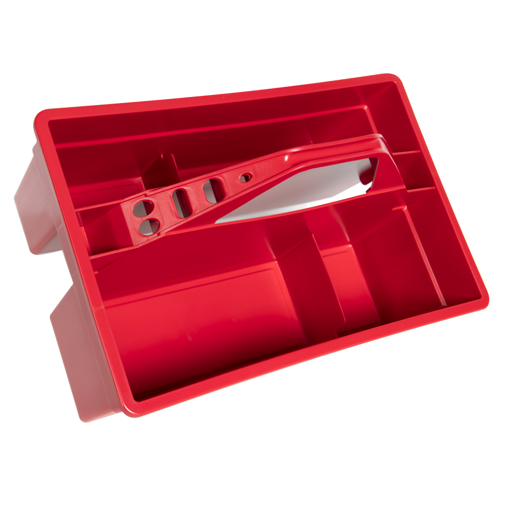 Red Tote Max Tote Caddy - 17" L x 11" W x 11" Hgt. | U.S. Plastic Corp.