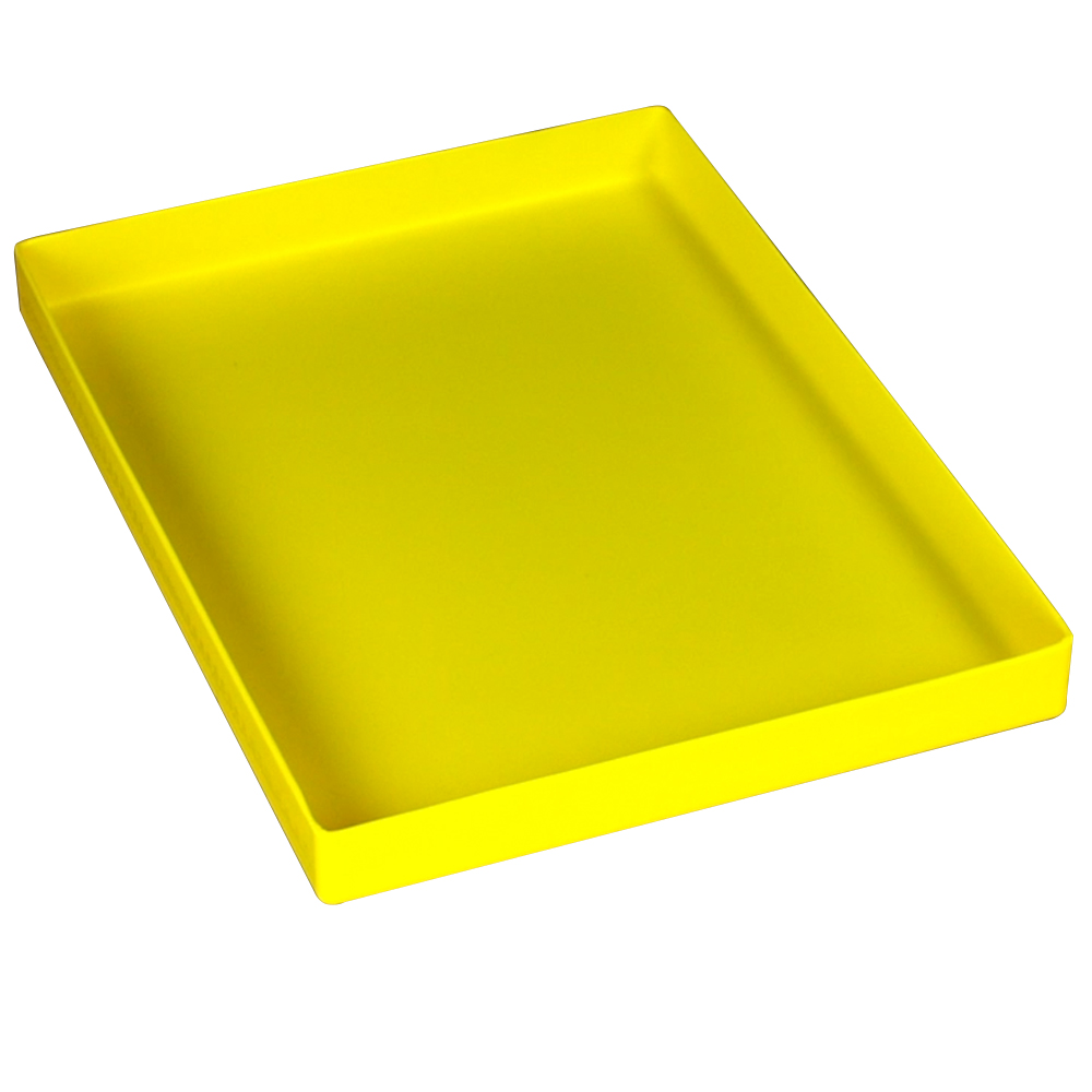 16-5/8" L x 12-3/8" W x 1-1/2" Hgt. Yellow Tamco® Tray | U.S. Plastic Corp.