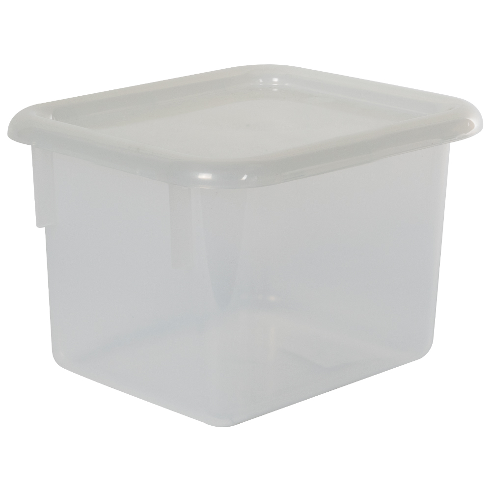 Clear Half Stowaway® Box with Lid - 6-3/5" L x 8" W x 5-1/2" Hgt. | U.S ...