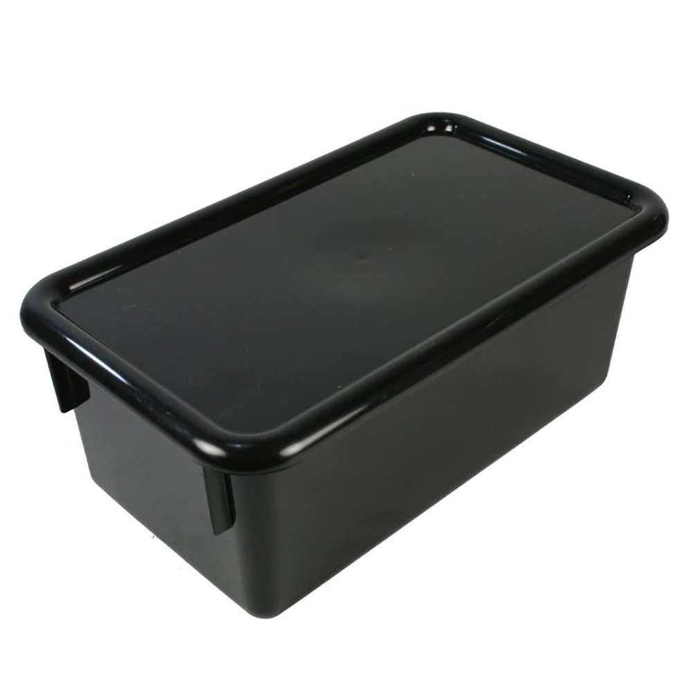 Black Stowaway® Box with Lid - 8" L X 13-1/2" W X 5-1/2" Hgt. | U.S ...