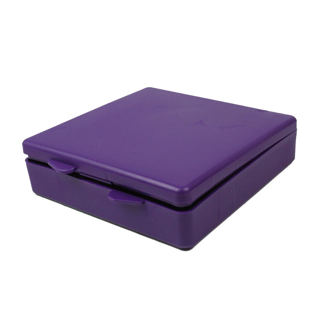 Purple Micro Box - 4" L x 4" W x 1" Hgt. | U.S. Plastic Corp.