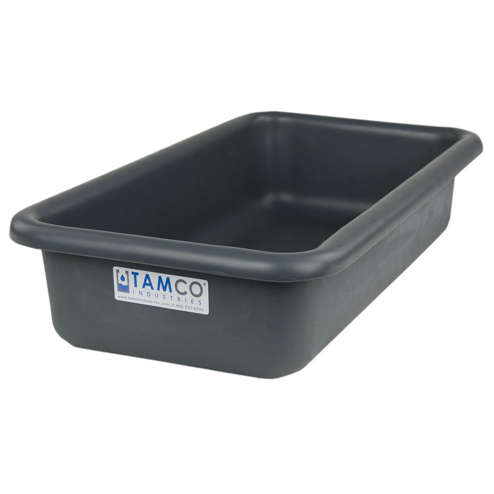18" L x 10" W x 4" Hgt. Slate Gray Polyethylene Tamco® Tote Pan | U.S ...