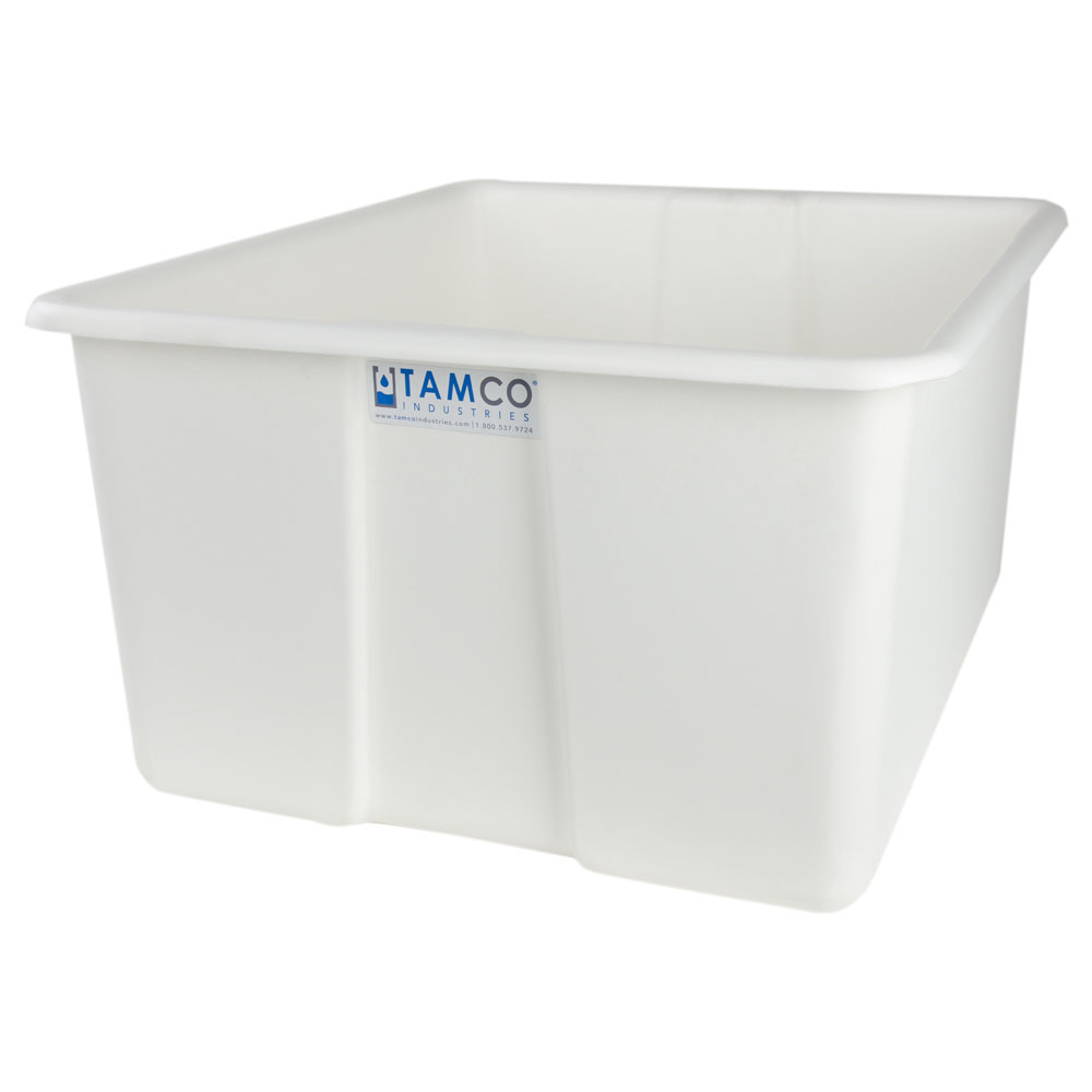 30" L x 20" W x 15" Hgt. White Polyethylene Tamco® Jumbo Tote Pan | U.S ...