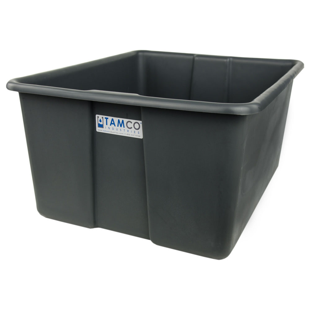 30" L x 20" W x 15" Hgt. Slate Gray Polyethylene Tamco® Jumbo Tote Pan ...
