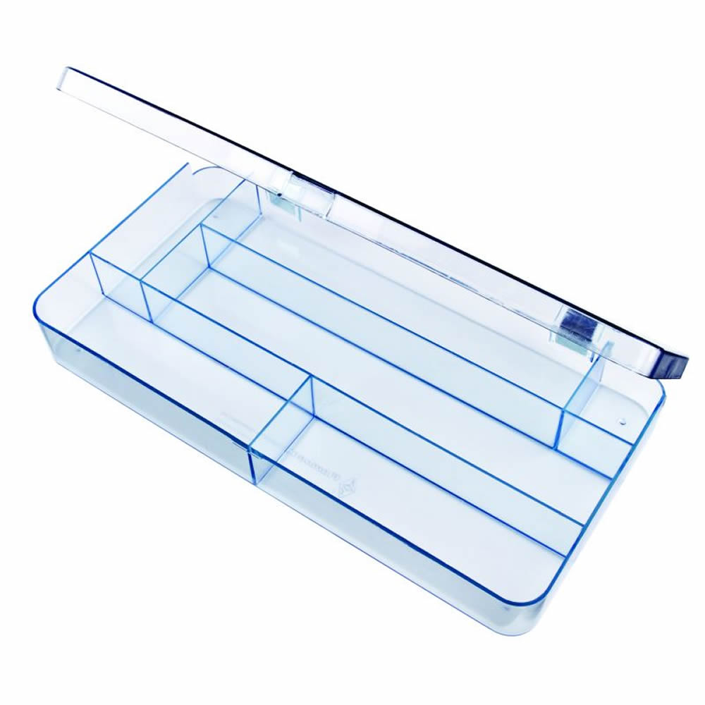 Mighty-Tuff™ Box with 6 Compartments - 11.9" L x 5.9" W x 1.4" Hgt. | U ...