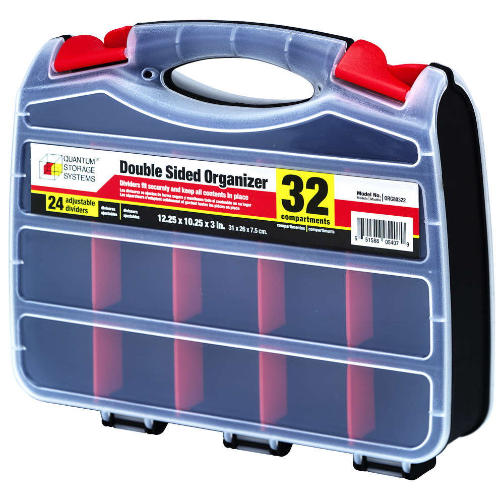 32 Compartments Double-Sided Organizer | U.S. Plastic Corp.